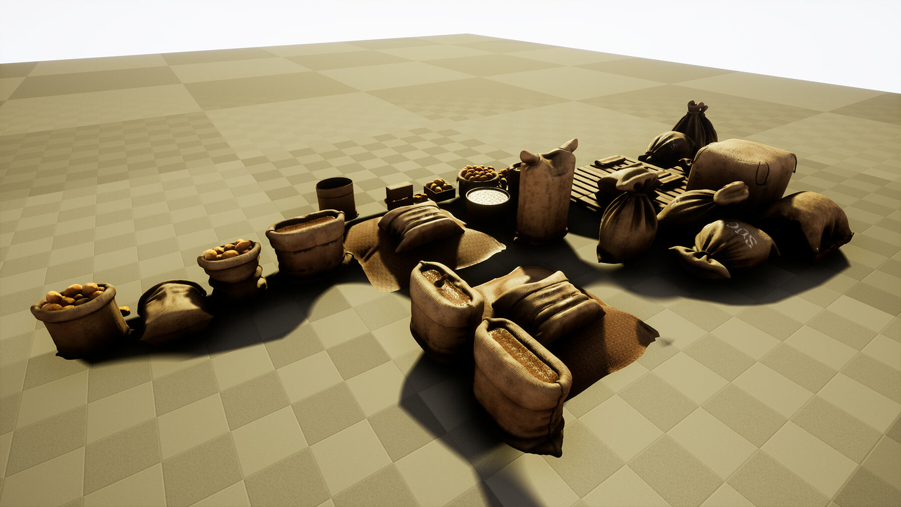 ArtStation - Sugar Sack UE4 | Game Assets