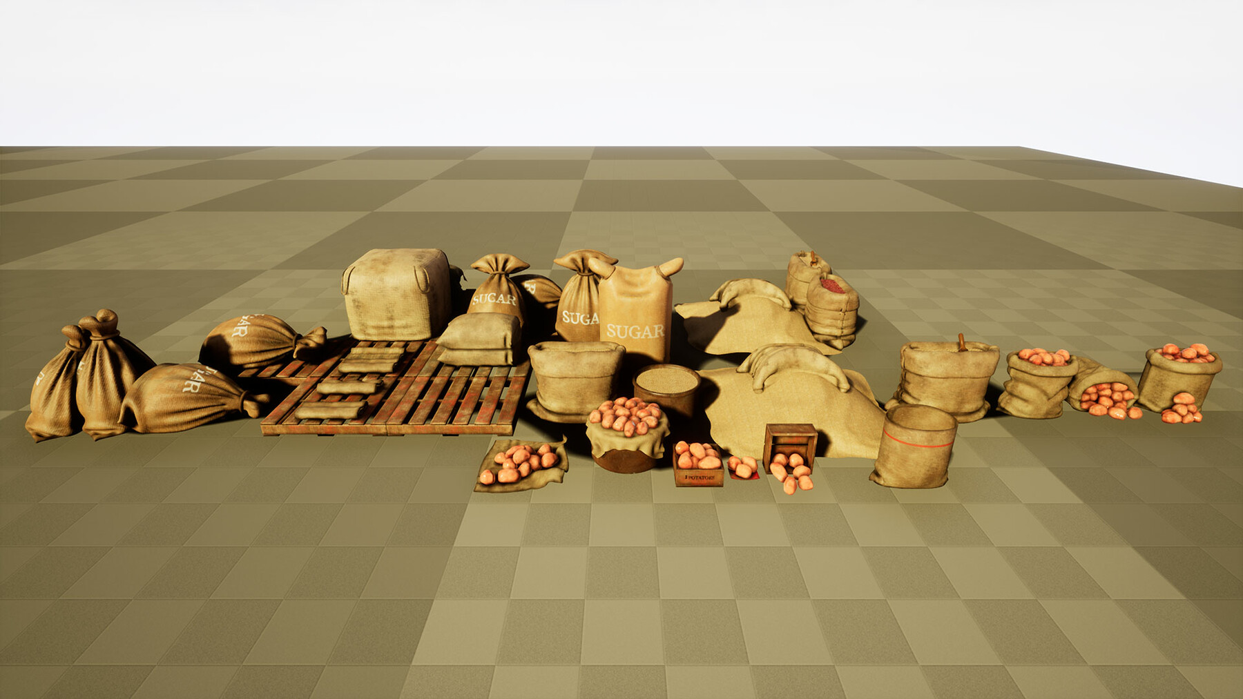 ArtStation - Sugar Sack UE4 | Game Assets