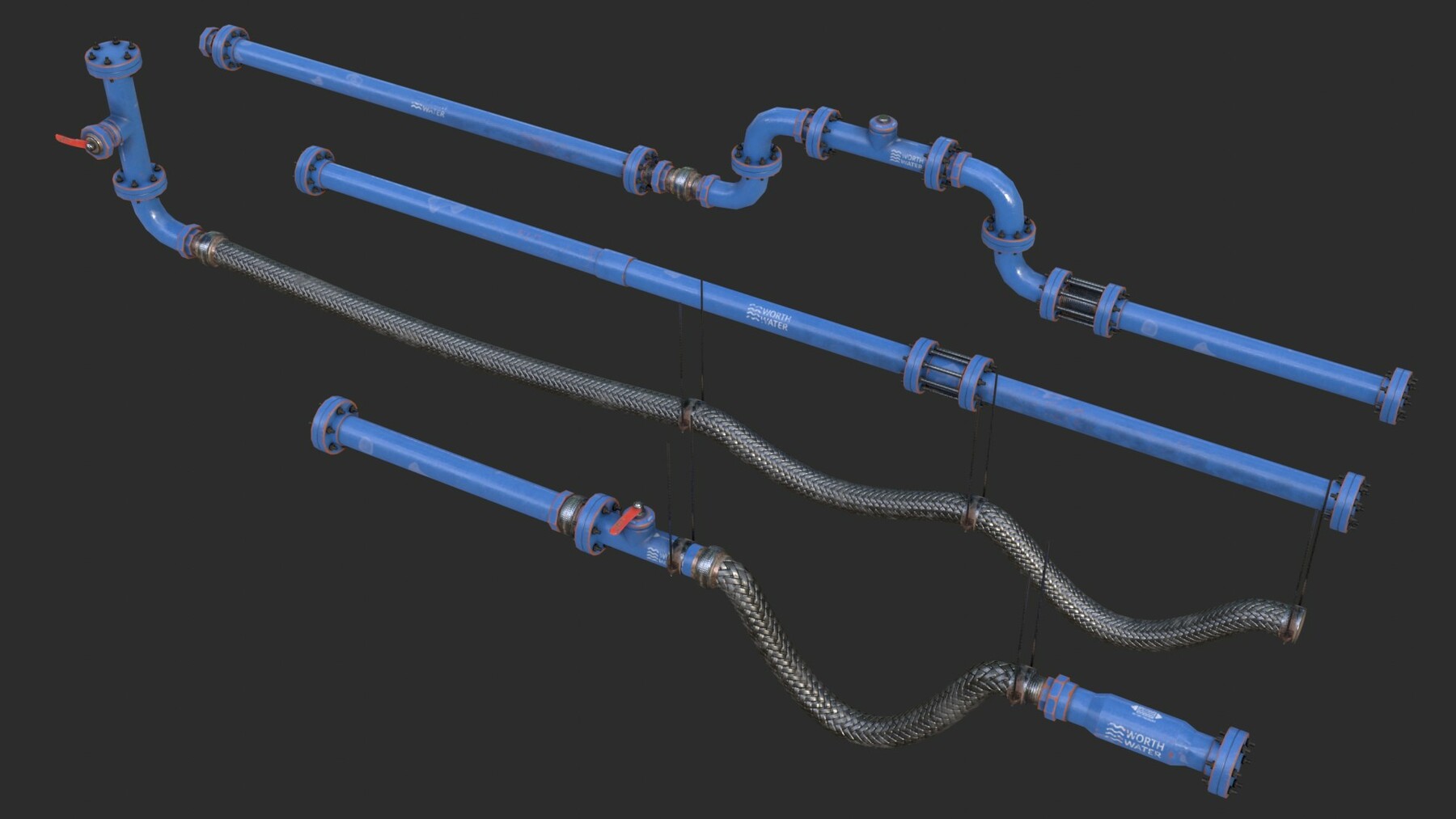 ArtStation - Modular Pipes - Industrial Collection | Game Assets