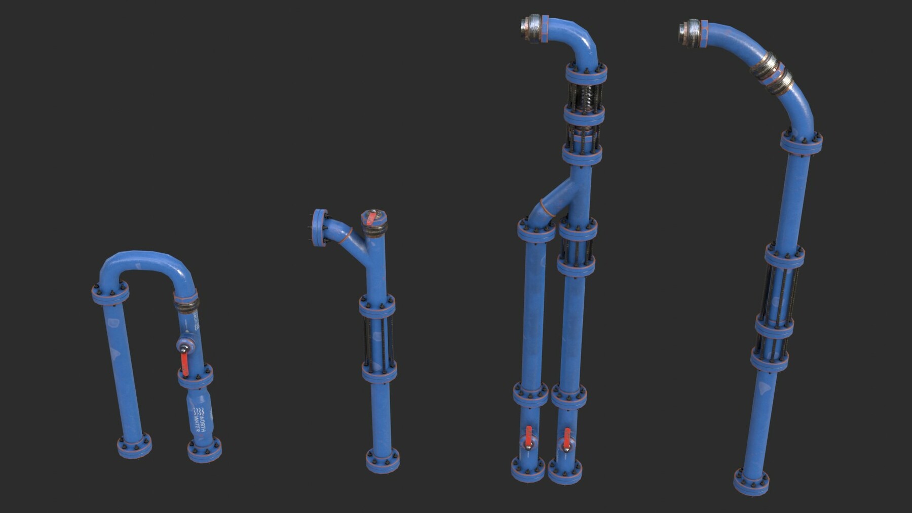ArtStation - Modular Pipes - Industrial Collection | Game Assets