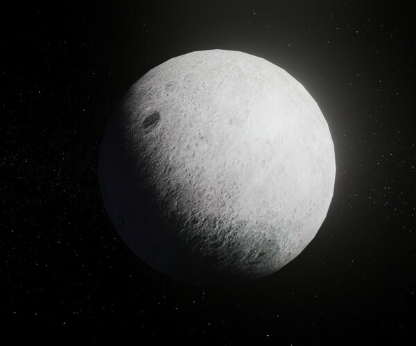 ArtStation - Photorealistic Moon 2k Textures 3D Model | Game Assets