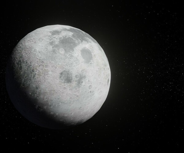 ArtStation - Photorealistic Moon 2k Textures 3D Model | Game Assets
