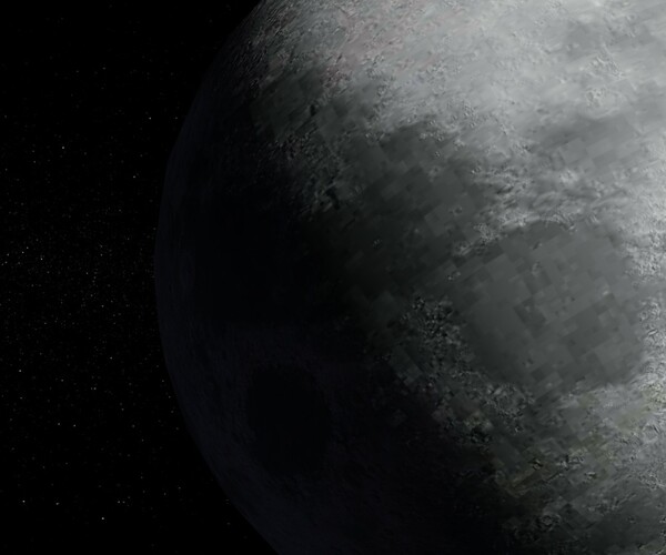 ArtStation - Photorealistic Moon 2k Textures 3D Model | Game Assets