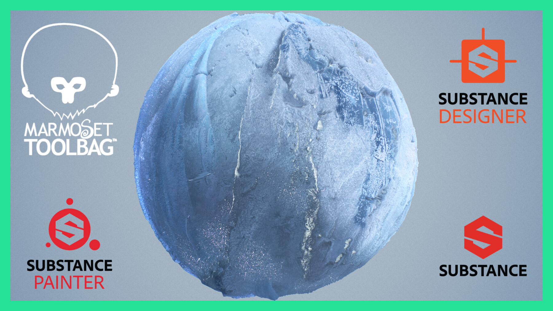ArtStation - Snow Ice Glacier Seamless PBR Texture | Resources