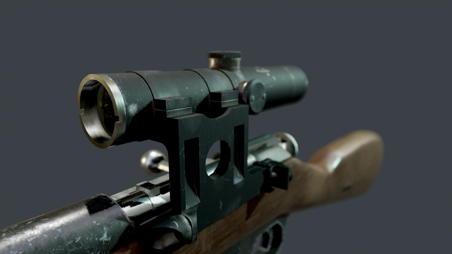 ArtStation - Scope PU for Mosin Nagant | Game Assets