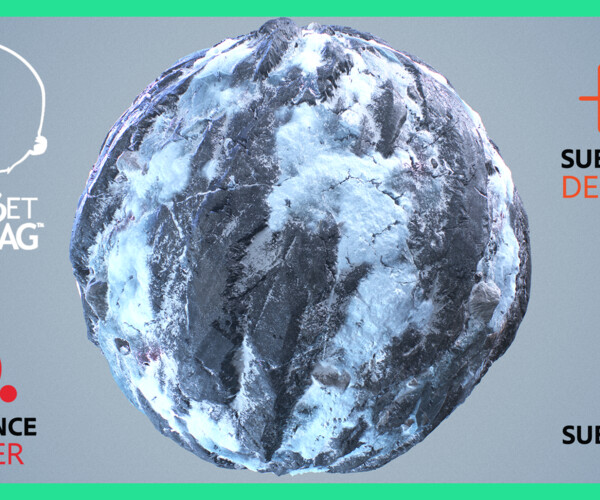 ArtStation - Snow Ice Glacier Seamless PBR Texture | Game Assets