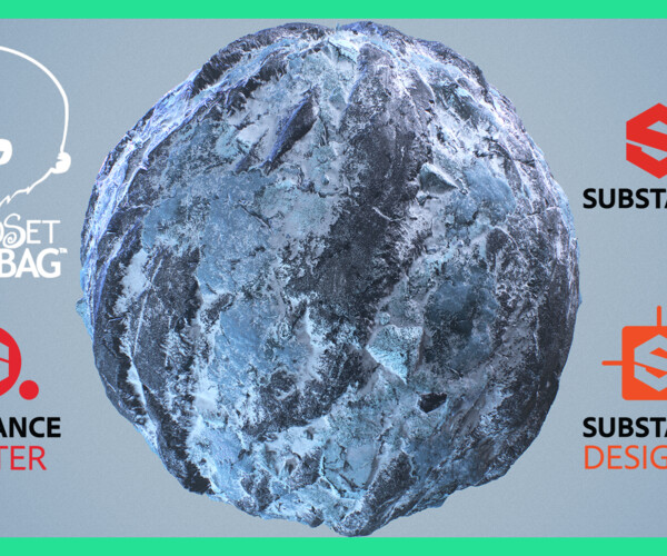 ArtStation - Snow Ice Glacier Seamless PBR Texture | Game Assets
