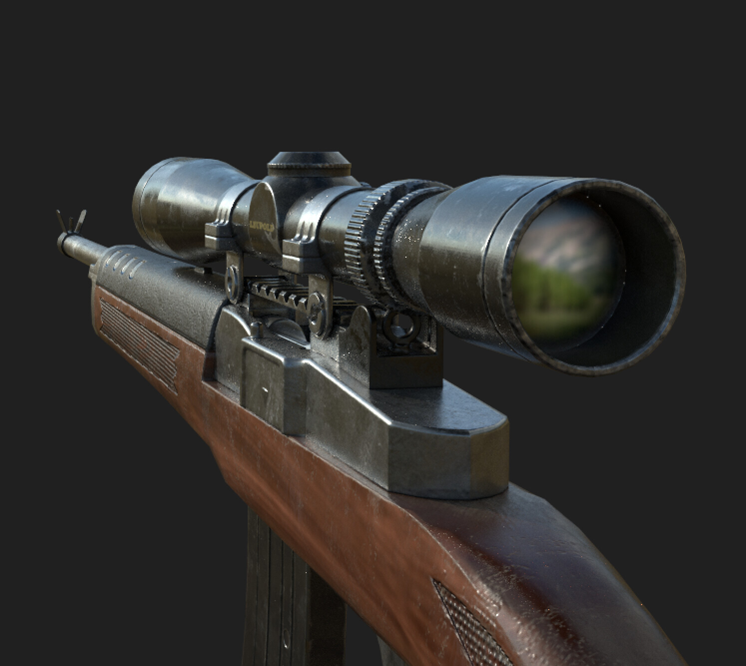 ArtStation - Ruger Mini-14 Hunting Rifle | Game Assets