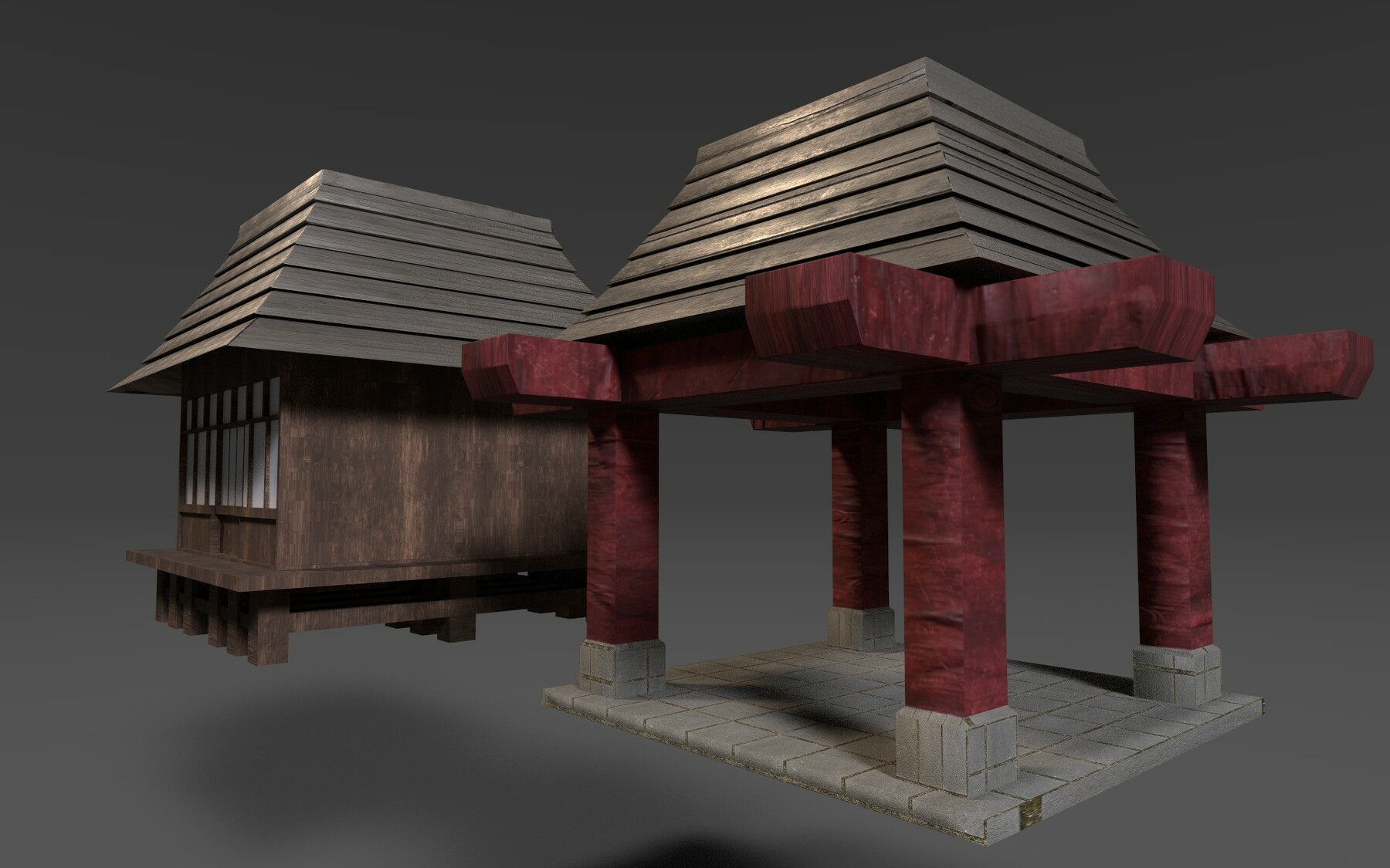ArtStation - japanese dojo | Resources