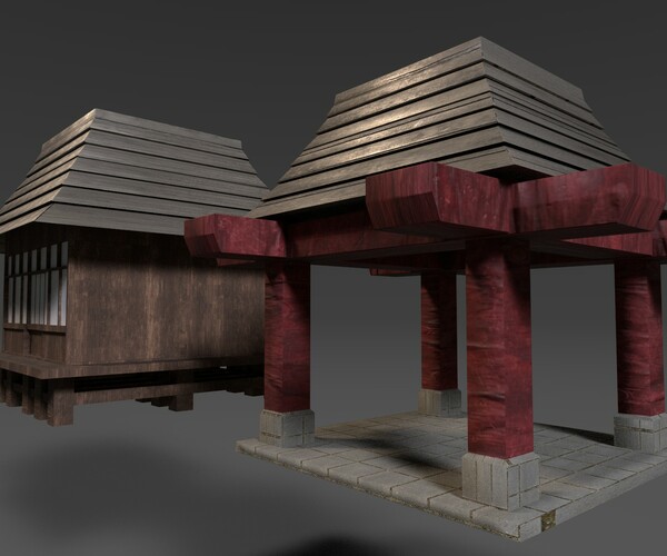 ArtStation - japanese dojo | Resources