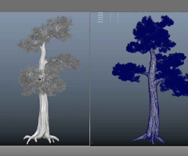 ArtStation - Pine tree | Resources