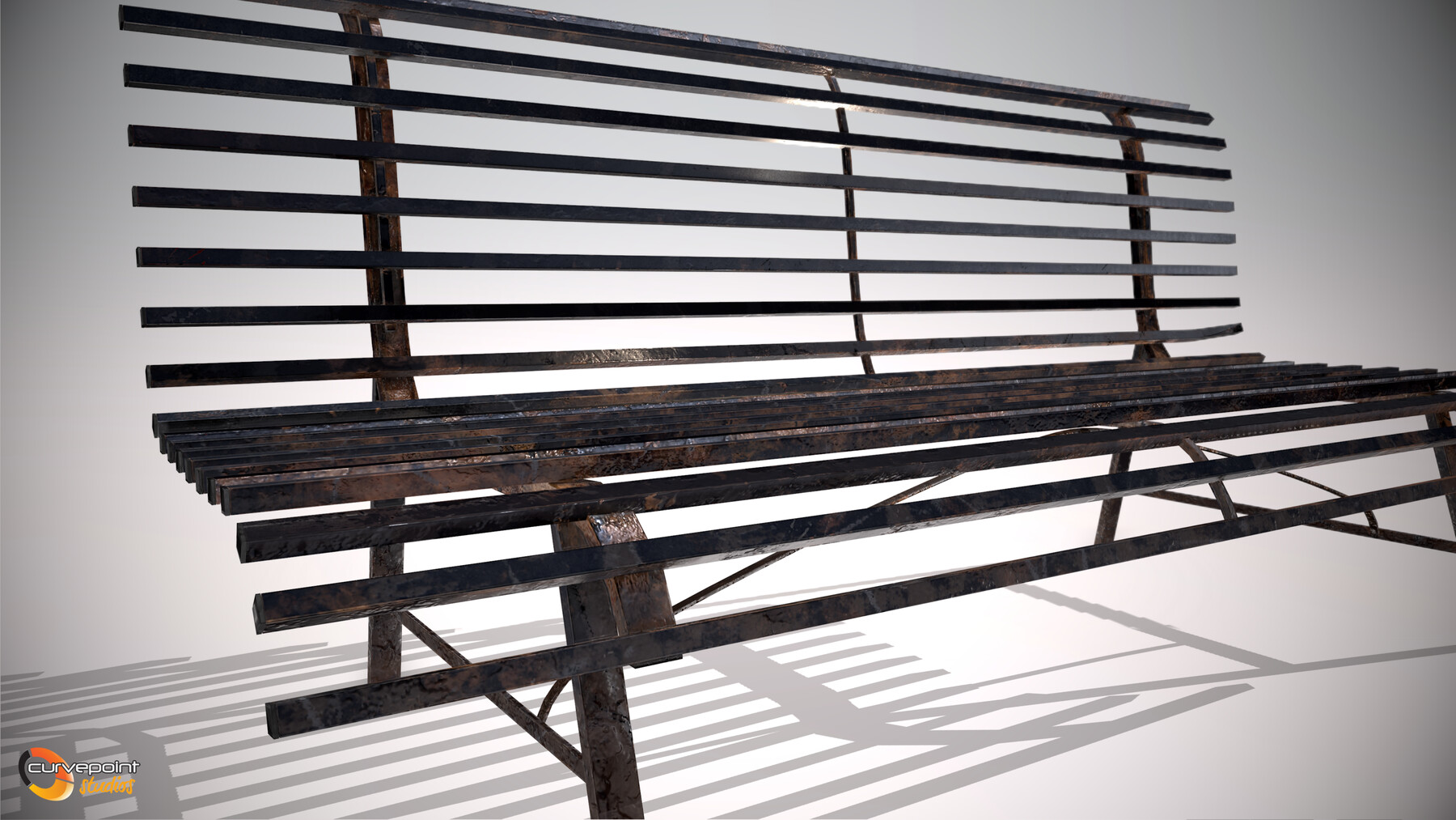 ArtStation - 3D Metal Bench (with variations) | Resources