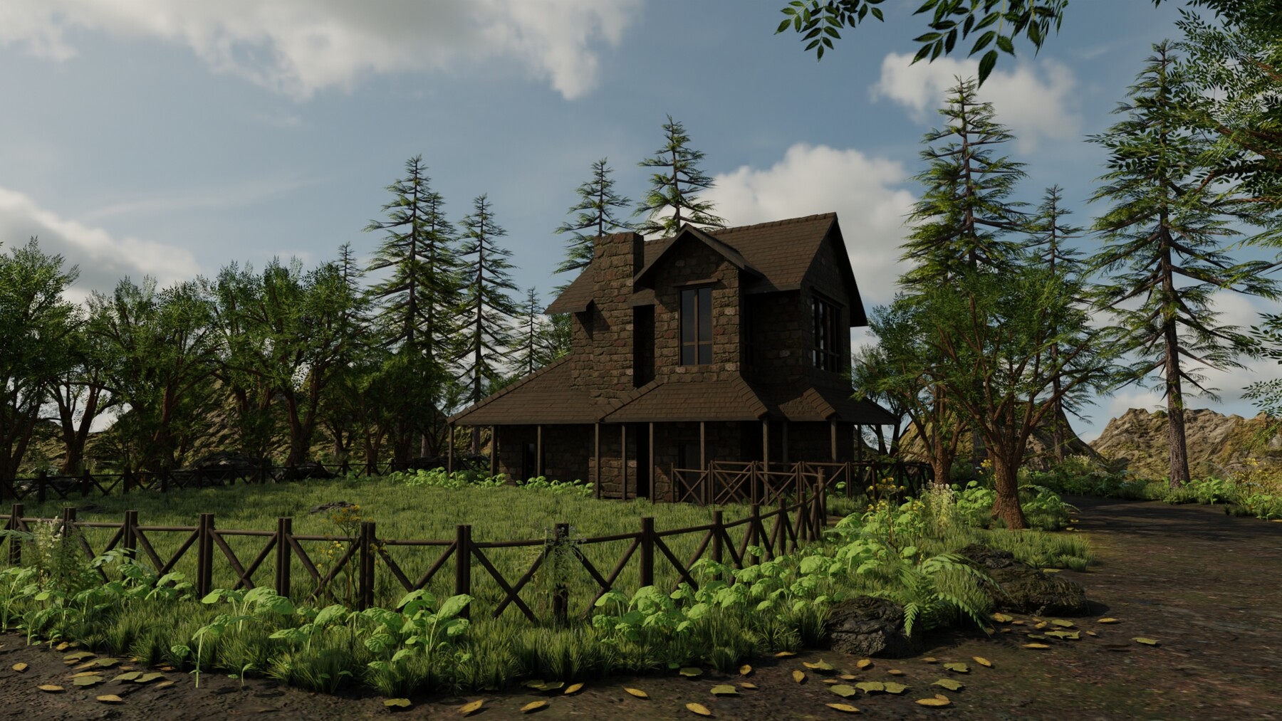 ArtStation - House Scene | Game Assets