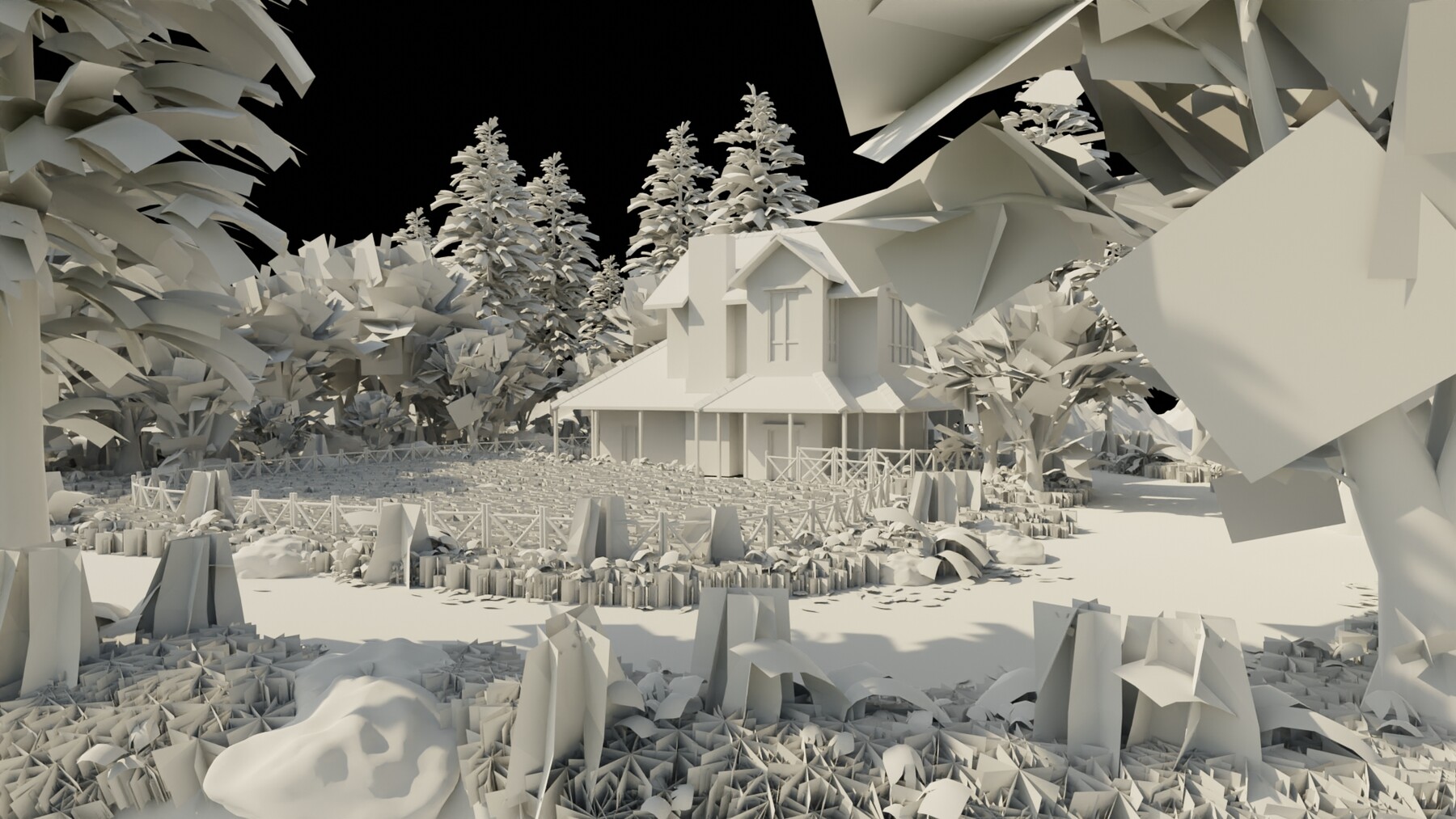 ArtStation - House Scene | Game Assets