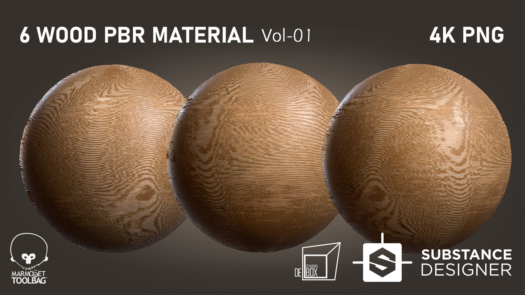 ArtStation - Wood Materials |Vol 01|Substance Designer | Game Assets