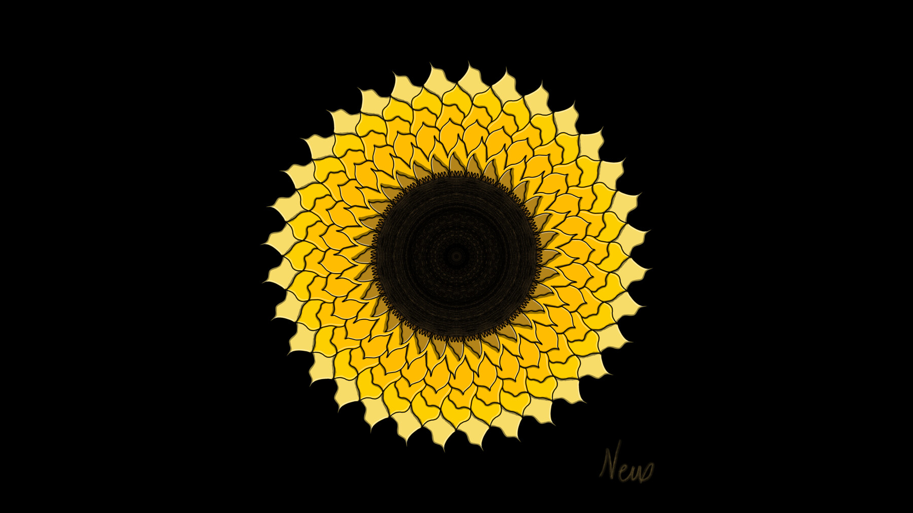 ArtStation - Radial Sunflower | Artworks