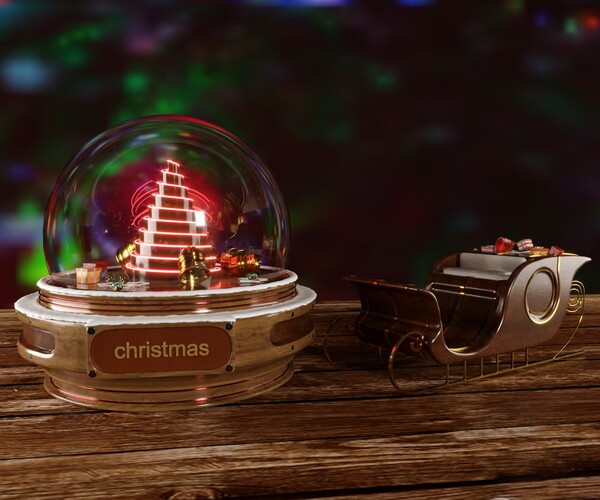 ArtStation - SnowGlobe 3d model | Resources
