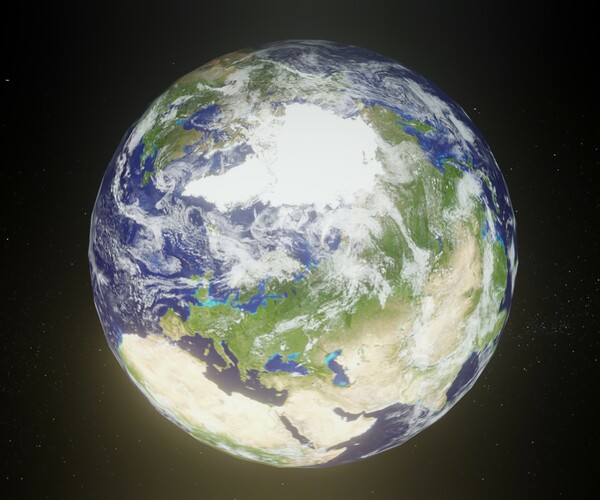 ArtStation - Photorealistic Earth 2k Textures 3D Model | Game Assets