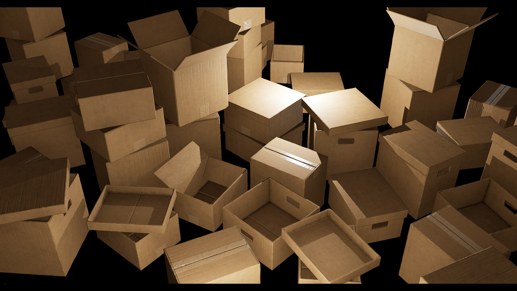 ArtStation - Cardboard Boxes | Game Assets