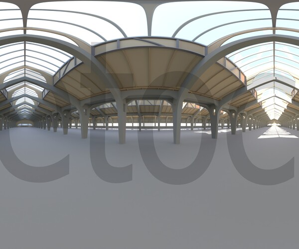 ArtStation - HDRI - Factory Hall Interior | Resources