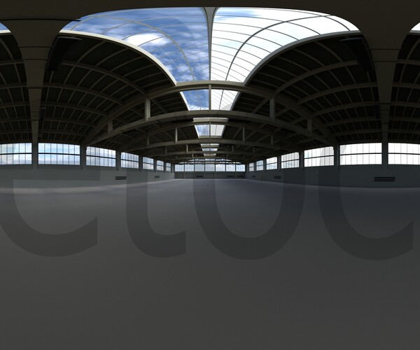 ArtStation - HDRI - Factory Hall Interior 2 | Resources