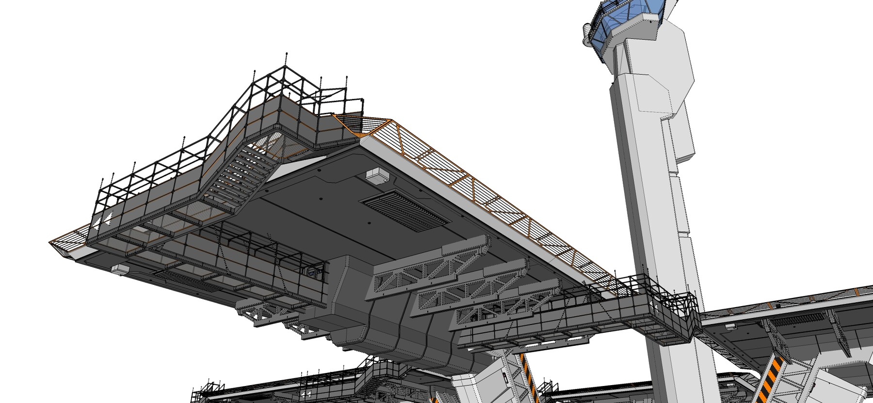 ArtStation - sci-fi landing platform 3 | Resources
