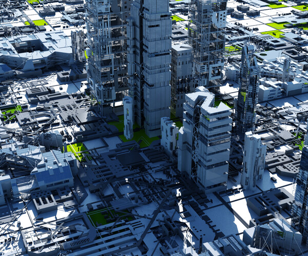 ArtStation - Sci-Fi Tech City | Resources