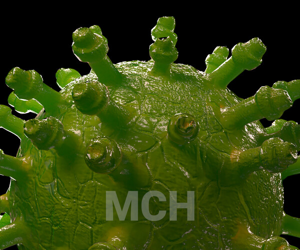 ArtStation - virus pack 3d model | Resources