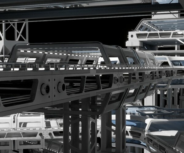 ArtStation - Sci-Fi Structure Kit 71 | Resources