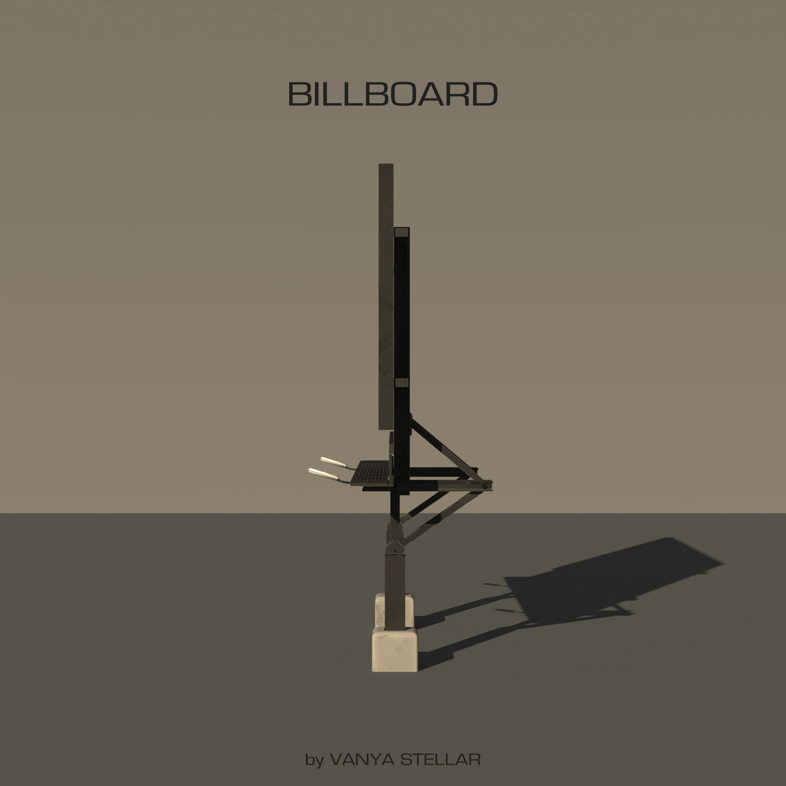 ArtStation - Illuminated Billboard 2P | Resources