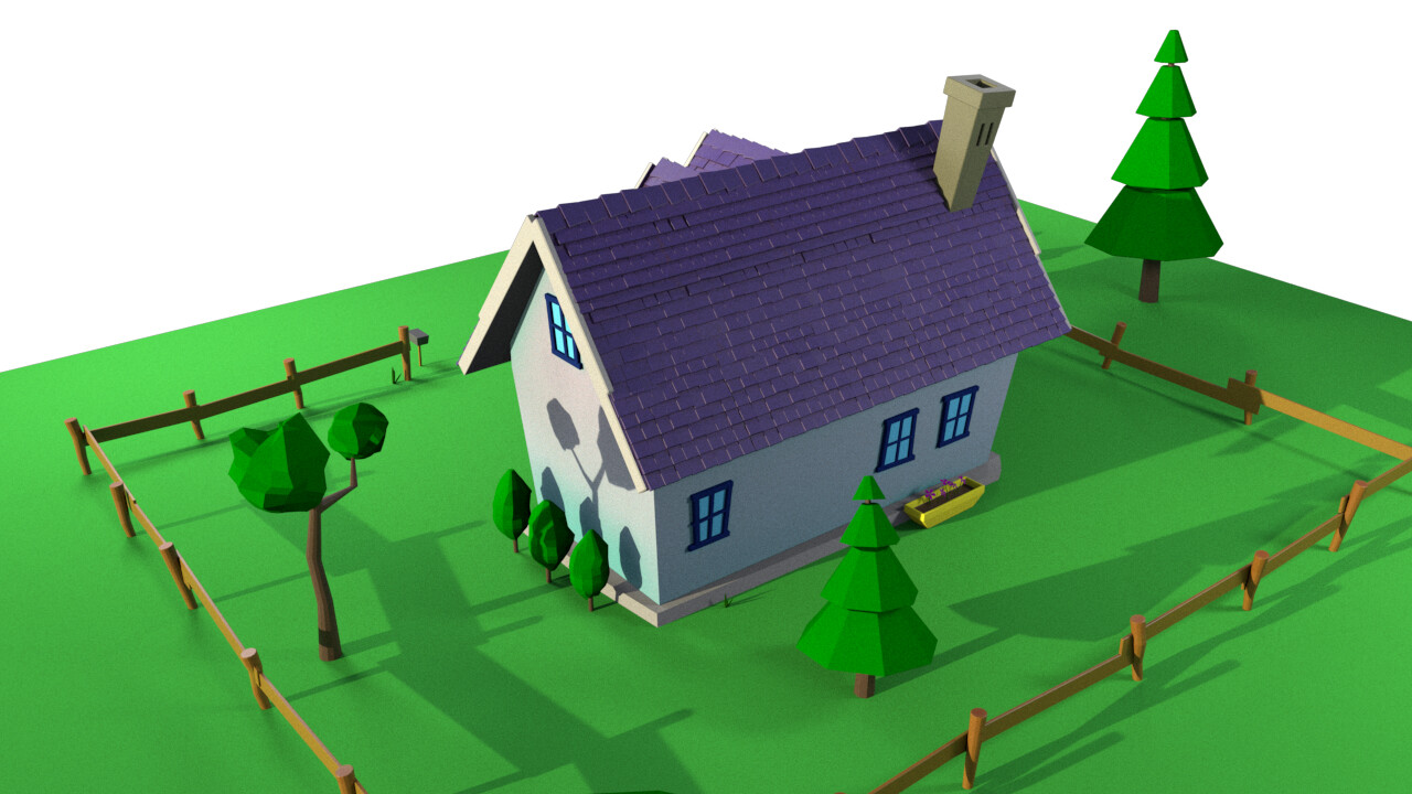 ArtStation - Cartoon House | Resources