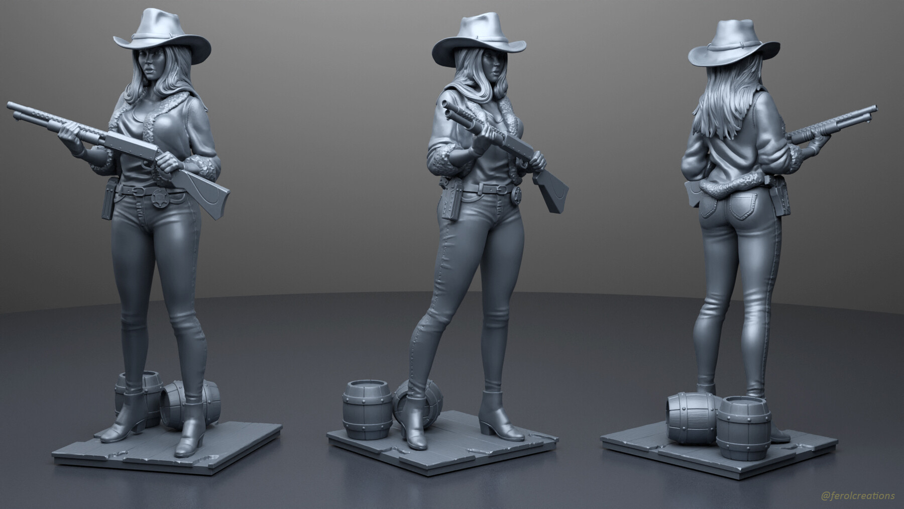 ArtStation - Morgan 3D Model Print Collectible 03 | Resources