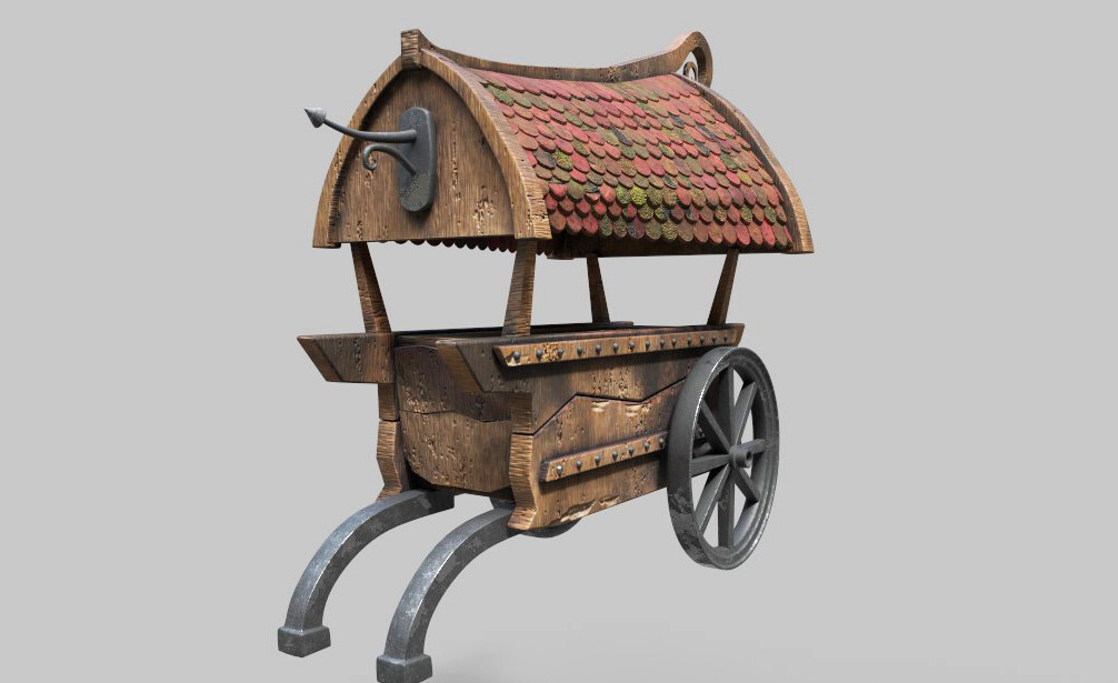ArtStation - STYLİZED CART | Game Assets