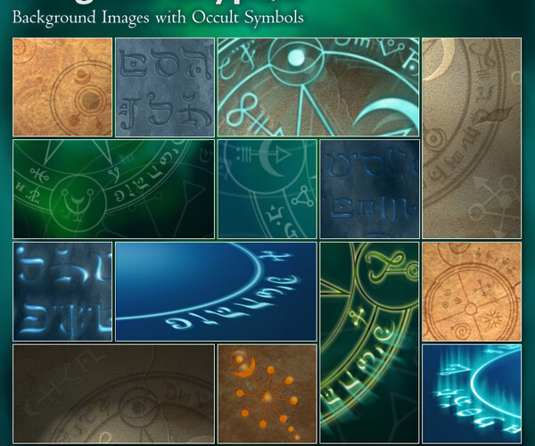 ArtStation - Magical Glyphs - Backgrounds | Artworks