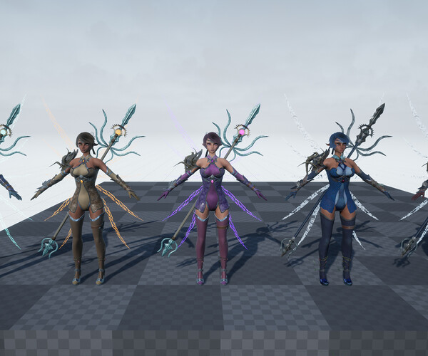 ArtStation - Spring Girl | Game Assets