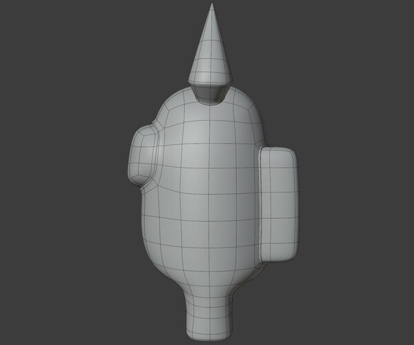 ArtStation - Among Us Devil Horns Character | Game Assets