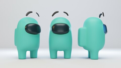 ArtStation - Among Us Eyebrows Character | Resources