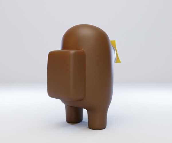 ArtStation - Among Us Dum Sticky Note Character | Resources