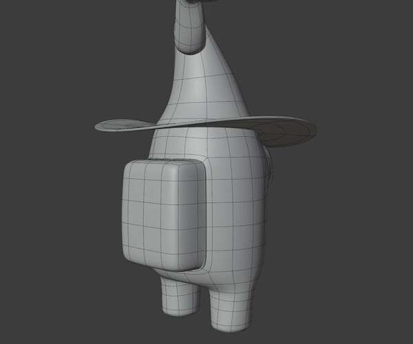 ArtStation - Among Us Witch Hat Character | Resources