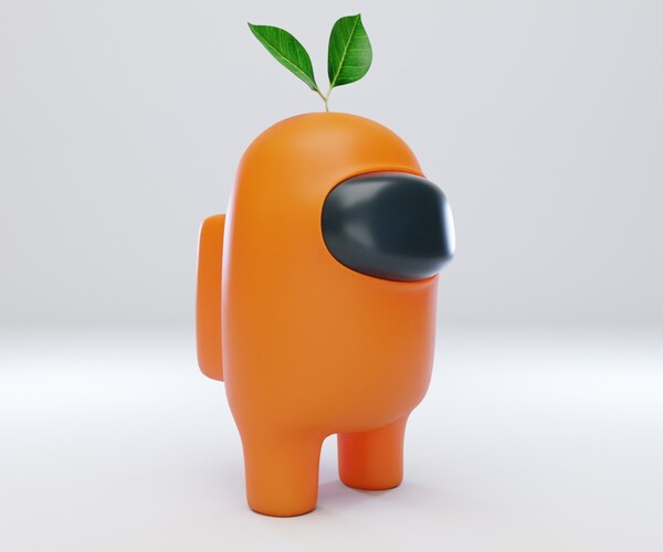ArtStation - Among Us Plant Hat Character | Resources