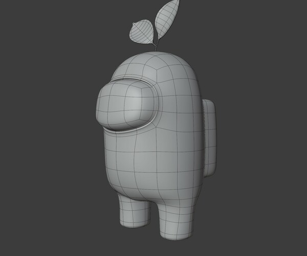 ArtStation - Among Us Plant Hat Character | Resources