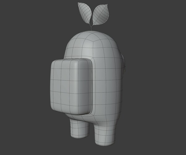 ArtStation - Among Us Plant Hat Character | Resources