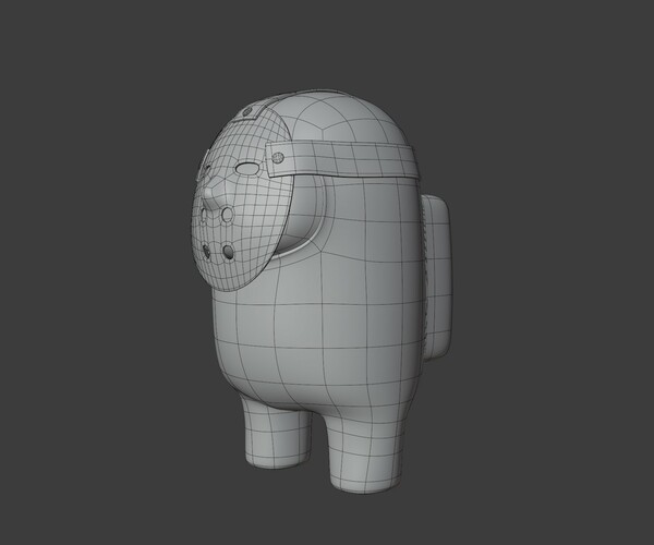 ArtStation - Among Us Hockey Mask Character | Resources