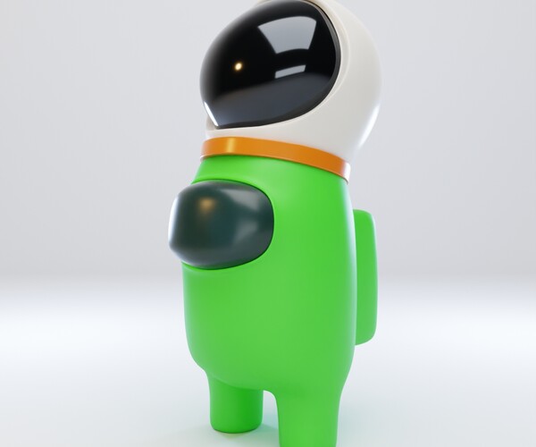 ArtStation - Among Us Astronaut Helmet Character | Resources