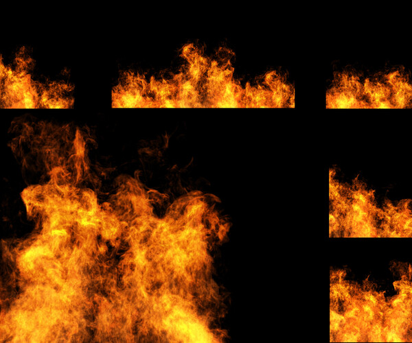 ArtStation - Dynamic Fire Photo FX Texture Bundle Set | Artworks