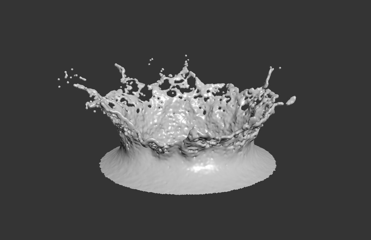 ArtStation - Water Splash 3D Model | Game Assets