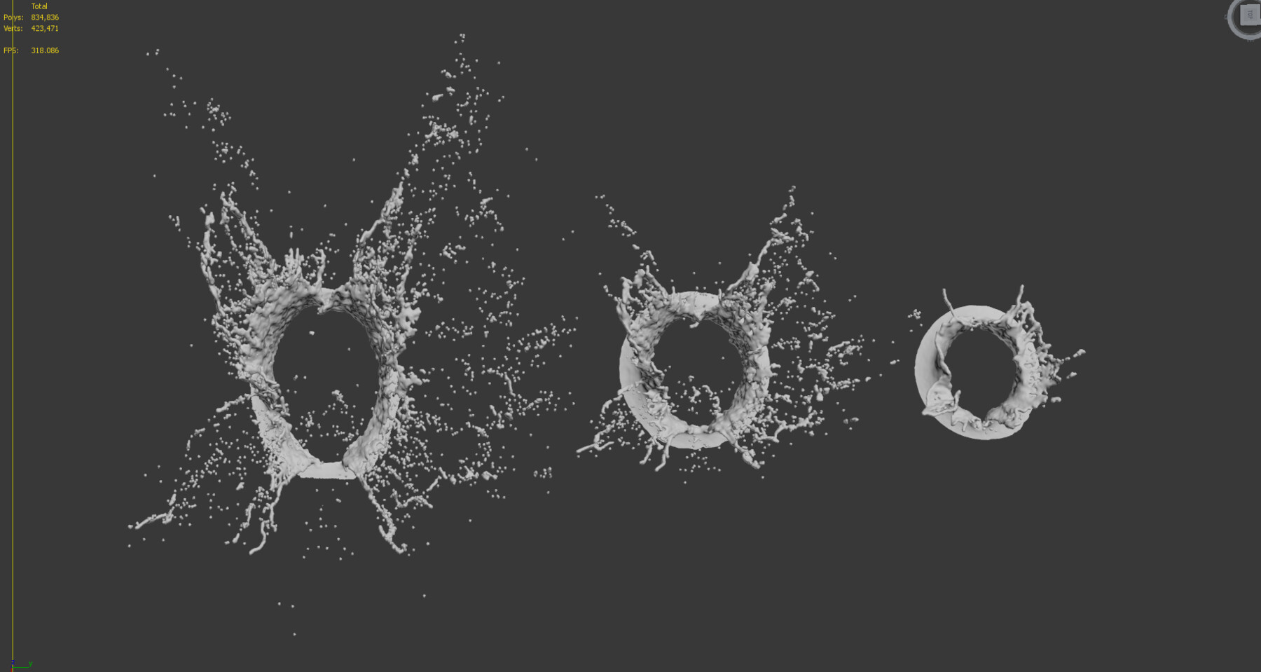 ArtStation - Water Splash 3D Model | Game Assets