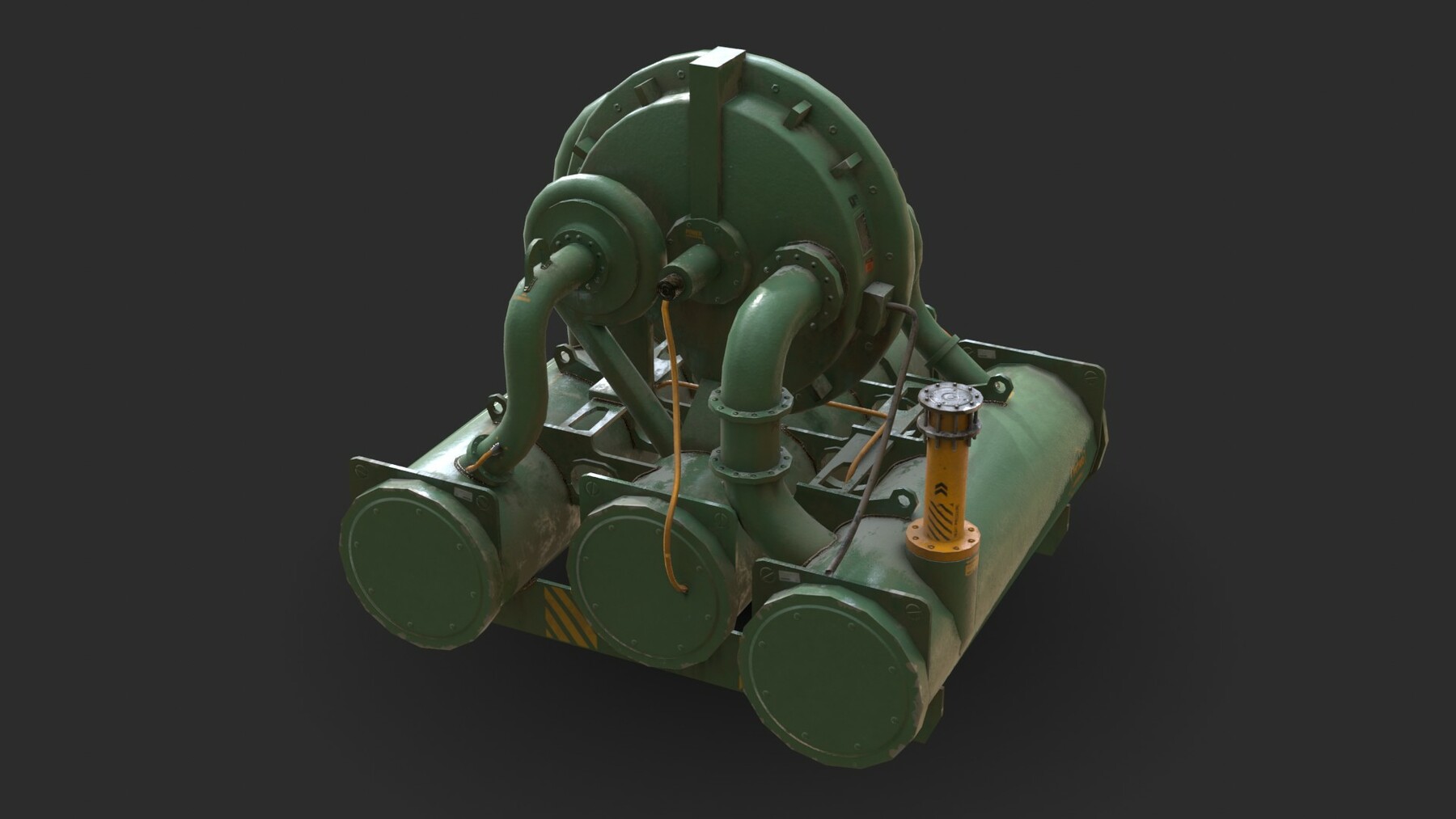 ArtStation - Industrial Compressor | Game Assets