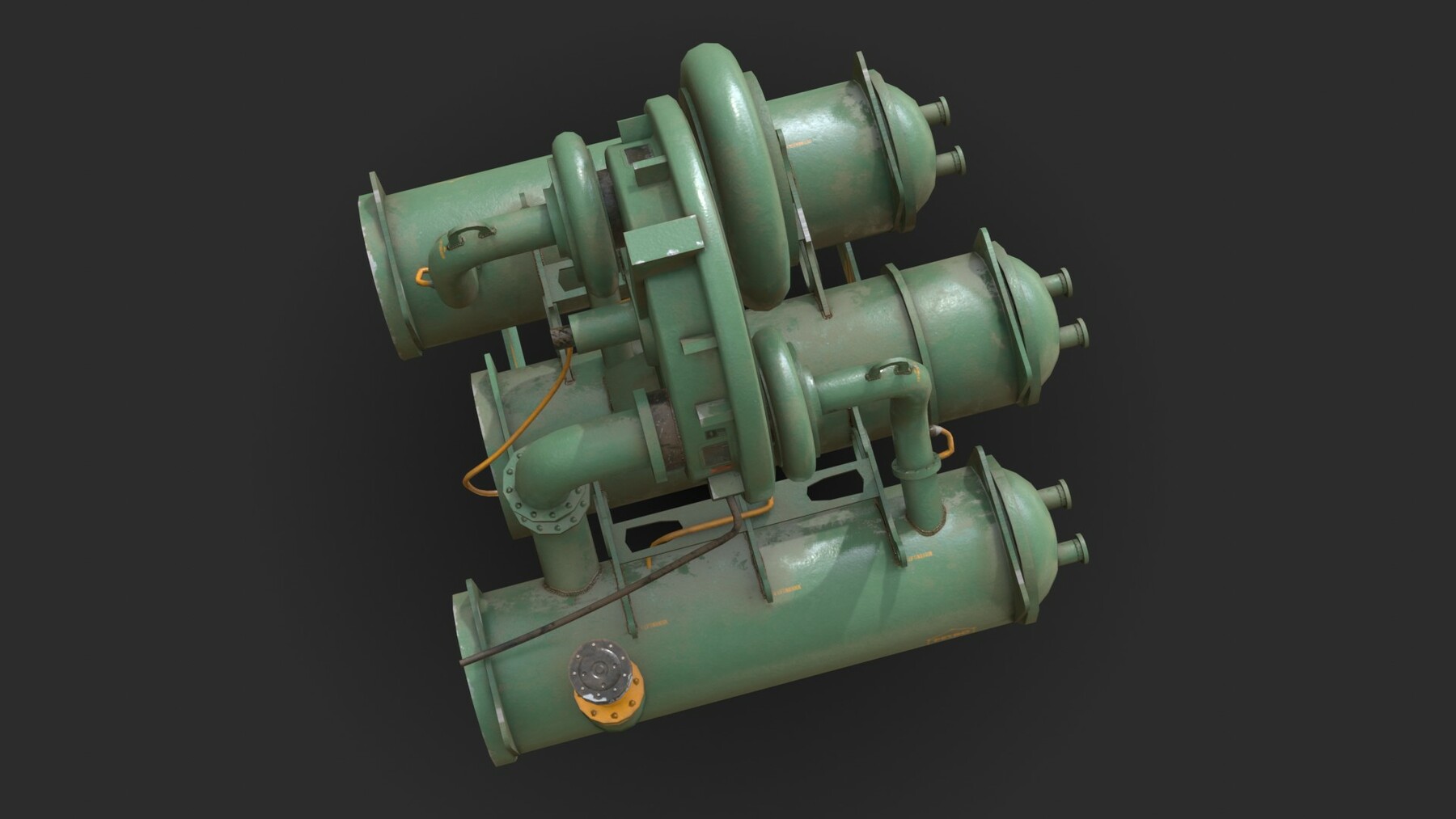 ArtStation - Industrial Compressor | Game Assets