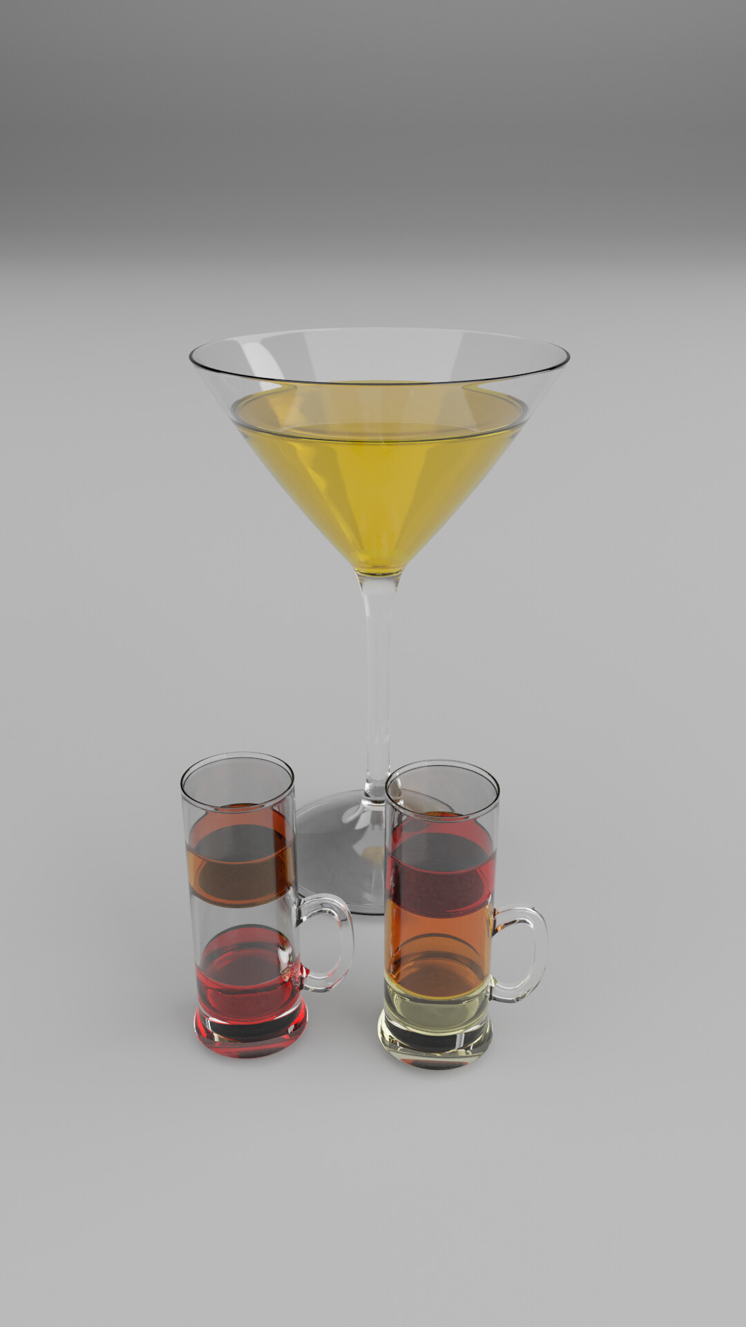ArtStation - High poly set bottles with glasses | Game Assets